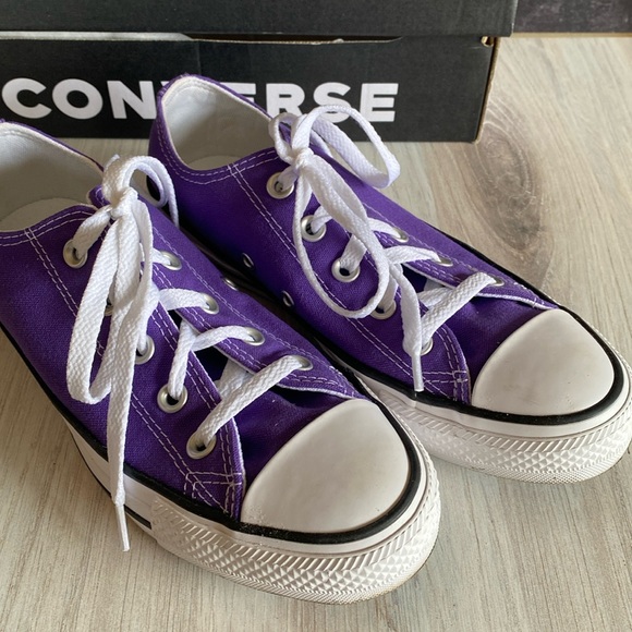 Converse | Shoes | Converse Chuck Taylor Allstar Electric Purple Mens 4 ...